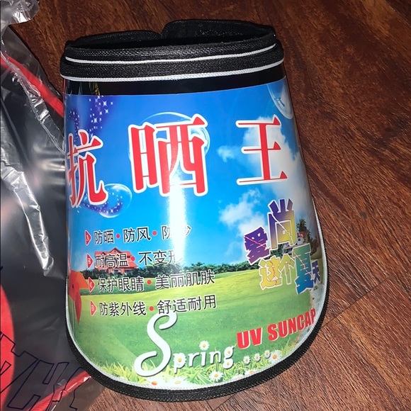 BOUTIQUE | Accessories | Shiny Transparent Plastic Adjustable Visor ...